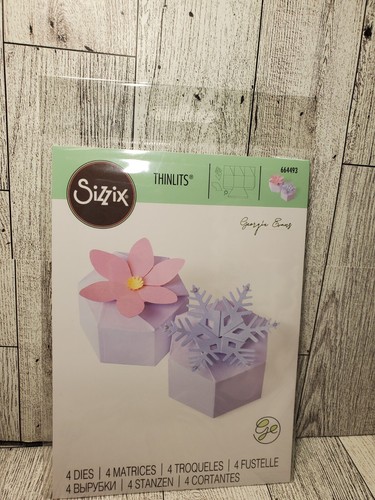 Sizzix Thinlits Seasonal Hexagon Box Georgie Evans 4pc Die Set 664493 New 630454263630 | eBay