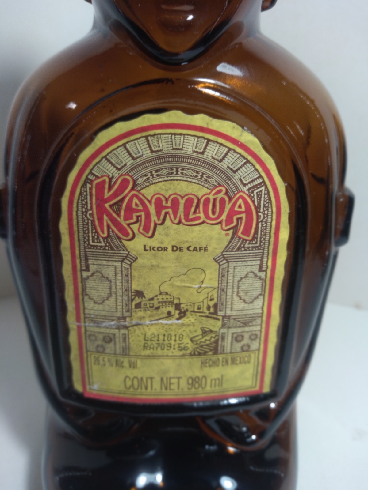 Vintage Kahlua Heritage Edition Tiki Aztec Brown Mexico Liquor Bottle ...