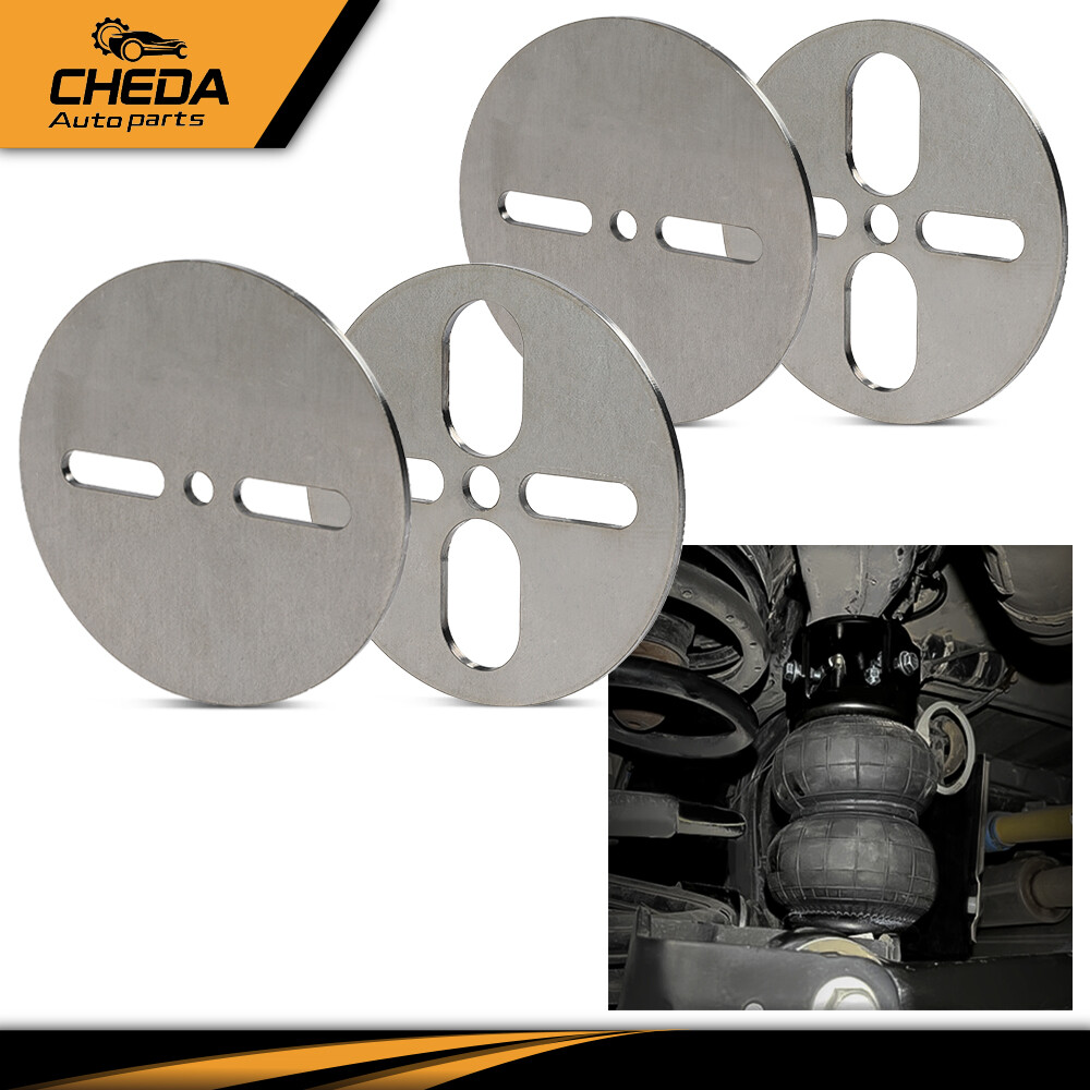 4x Universal Air Ride Mount Plates Upper Lower Dual or Single Port 2500 ...