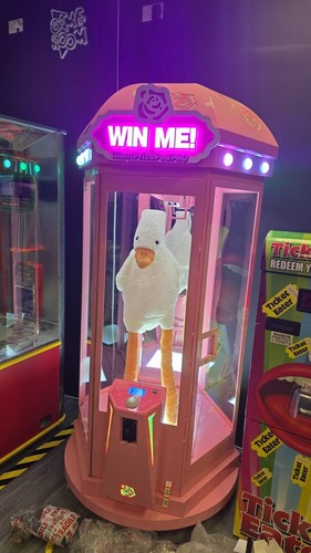 String cutting Arcade Machine coin operated £1 - Jnc WIN ME Giant Prize ...