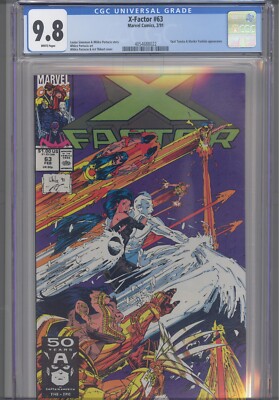 X-Factor #63 CGC 9.8 1991 Marvel Comics Opal Tanaka, Mariko Yashida App ...