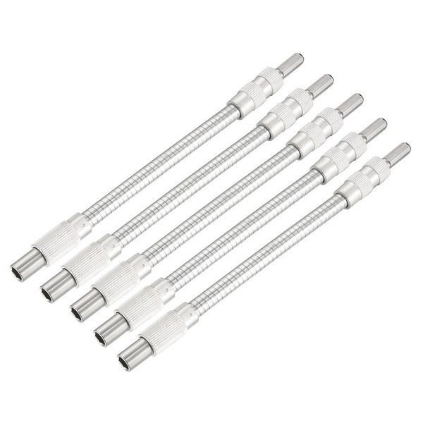 5PCS 1/4-inch Drive Flexible Extension Bar 200mm Length for sale online ...