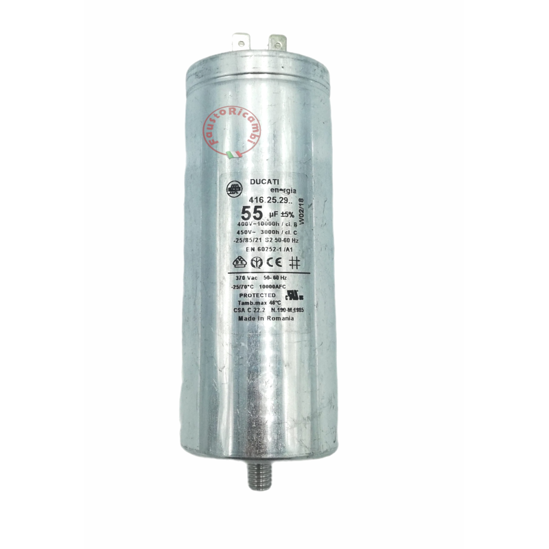 DUCATI CAPACITOR 55 UF 400 450V 416.25.29 60252-1/A1 55 MF | eBay