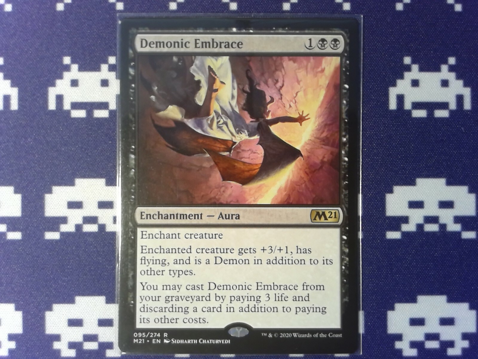 Demonic Embrace Core Set 2021- Magic the Gathering MTG Black | eBay