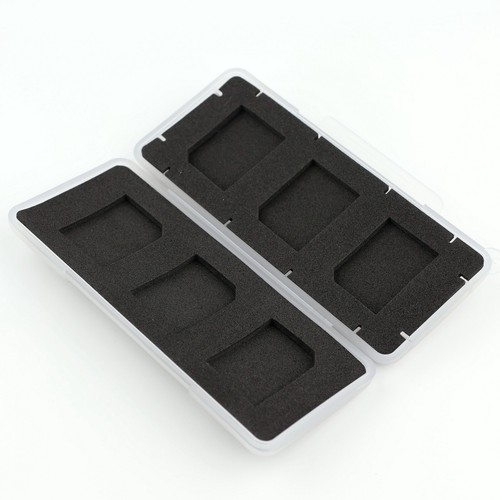 Water-Resistant SD SDHC SDXC Memory Cards Storage Carrying Case Holder ...