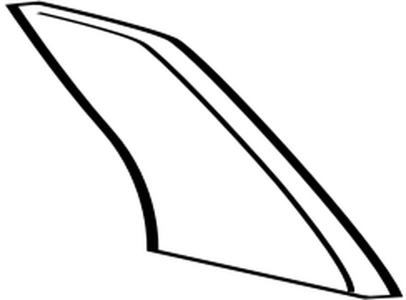 822D3-1LA0A Nissan Cover-rear door sash, lh 822D31LA0A, New Genuine OEM ...