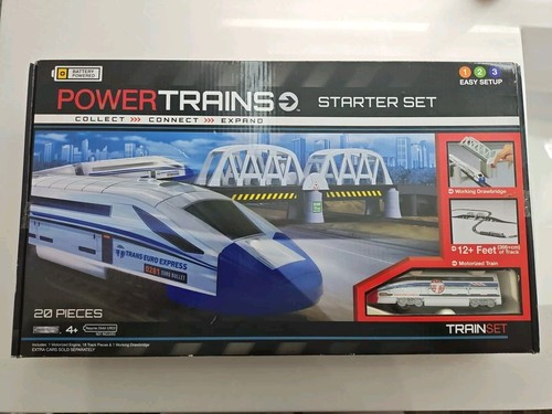 Brand New Jakks Pacific Power Trains Starter Set Euro Bullet 20 Pieces ...