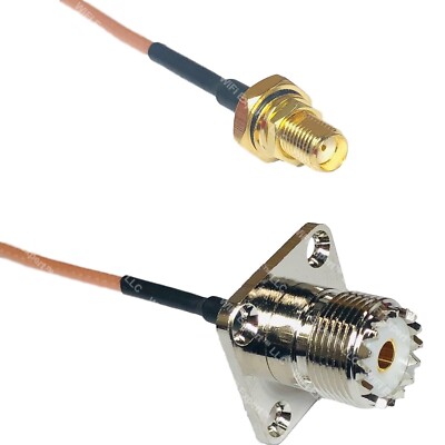 RG316 SMA Female O-Ring to UHF Female Flange RF Cable Rapid-SHIP LOT | eBay