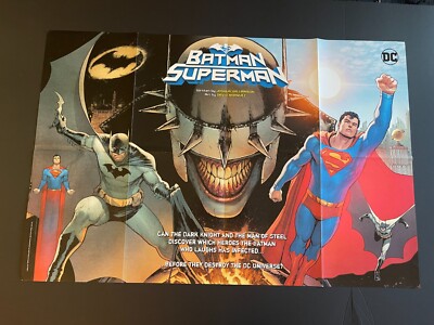 Batman Superman Promo Poster - 24" x 36" (DC) | eBay