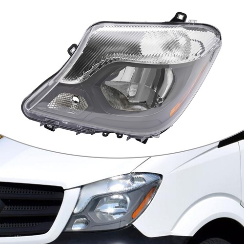 Left Halogen Headlight Driver Side Headlamp For 2014-2018 Mercedes ...
