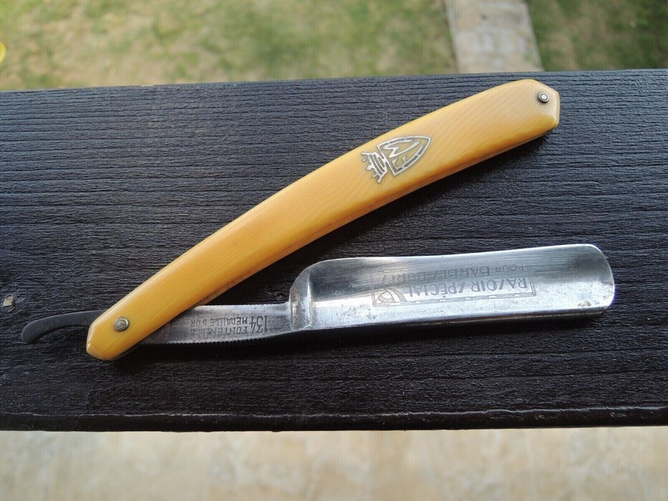 VTG.FRENCH RAZOR SPECIAL POUR BARBE DURE STRAIGHT RAZOR | eBay