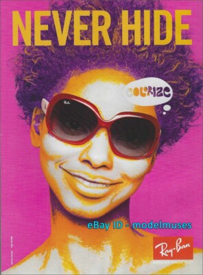 RAY-BAN Eyewear 1-Page Magazine PRINT AD 2009 - NEVER HIDE Colorize | eBay