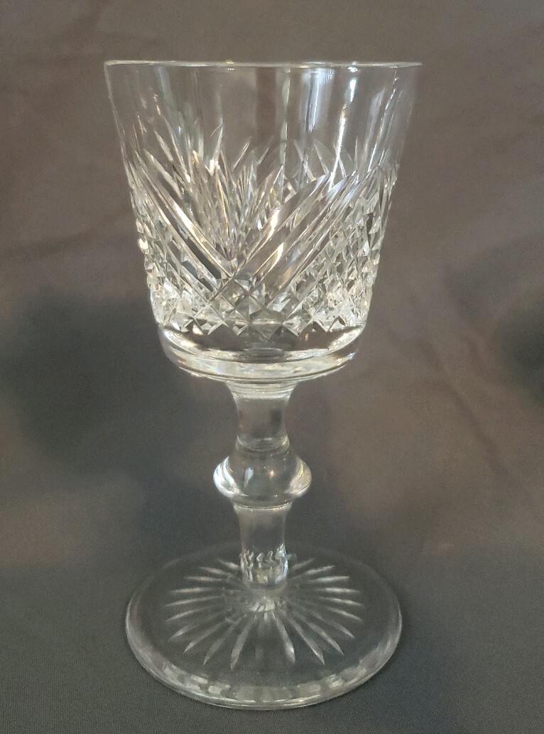 SET OF 7 VINTAGE EDINBURGH CRYSTAL GOBLETS SIGNED EDI39 | eBay
