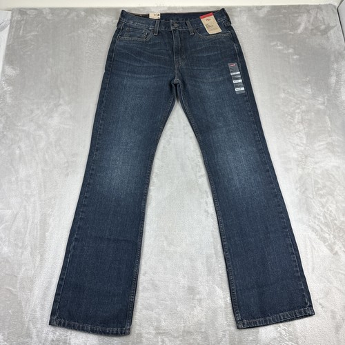 Levi's 527 Slim Bootcut Men's Size 30x32 Jeans Dark Wash Mid Rise ...