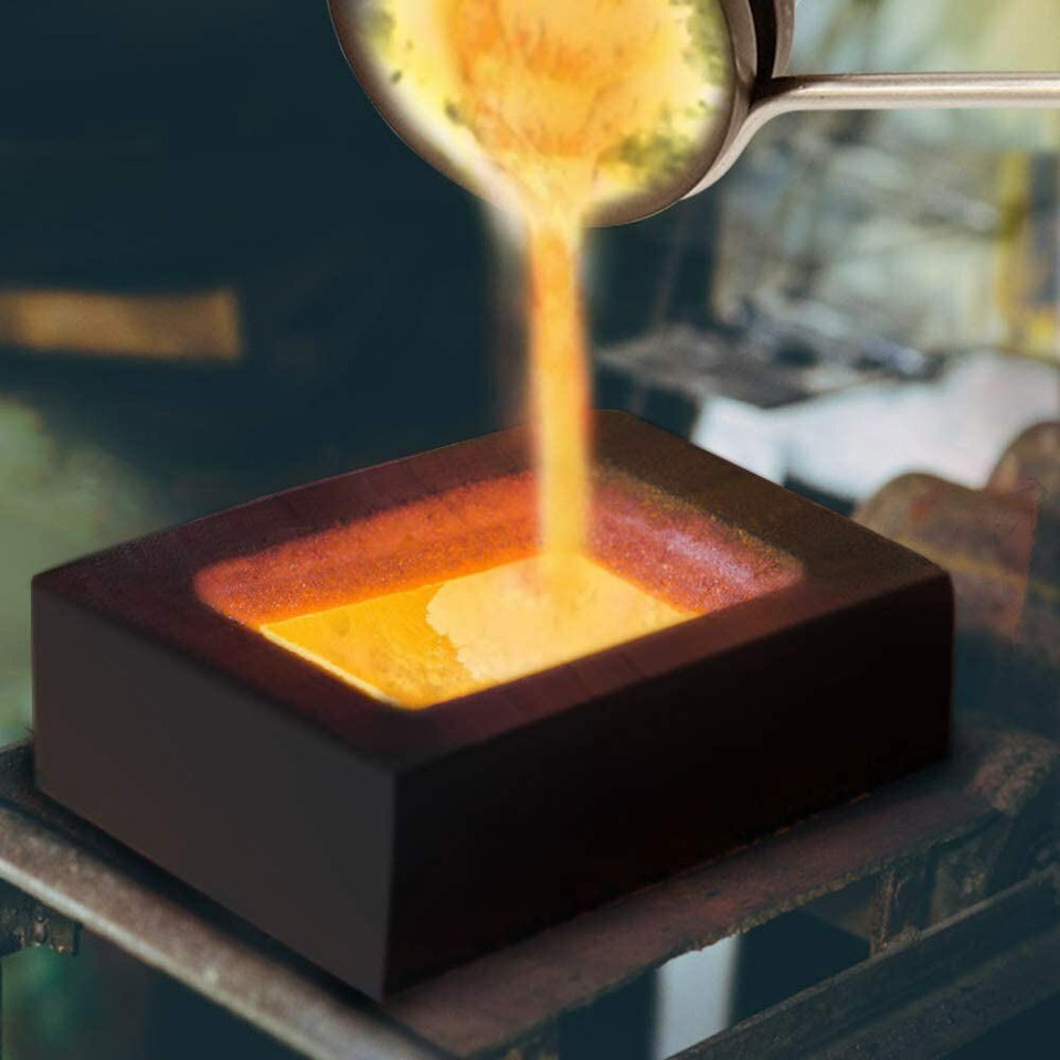 170ml Graphite Ingot Mold Crucible Mould for Melting Casting Refining ...