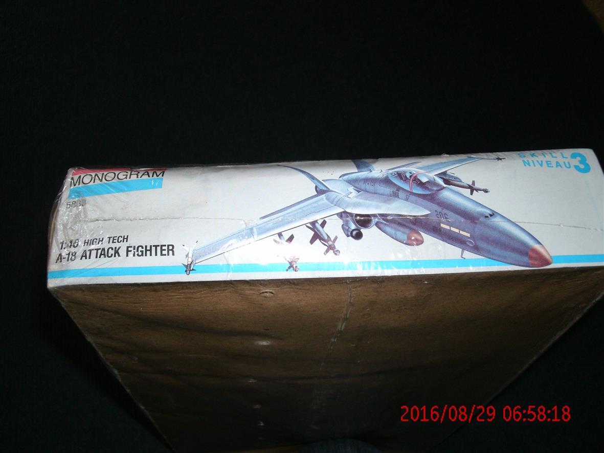 Monogram 1/48 Scale A-18 Attack Fighter Model Airplane Kit No. 5833 | eBay
