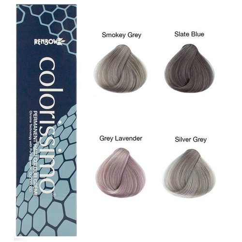 Renbow Colorissimo Permanent Hair Tint Colour Crème with Pure Beeswax ...