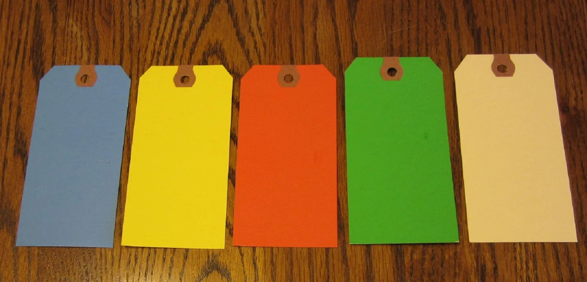 Blank Scrapbook Tag