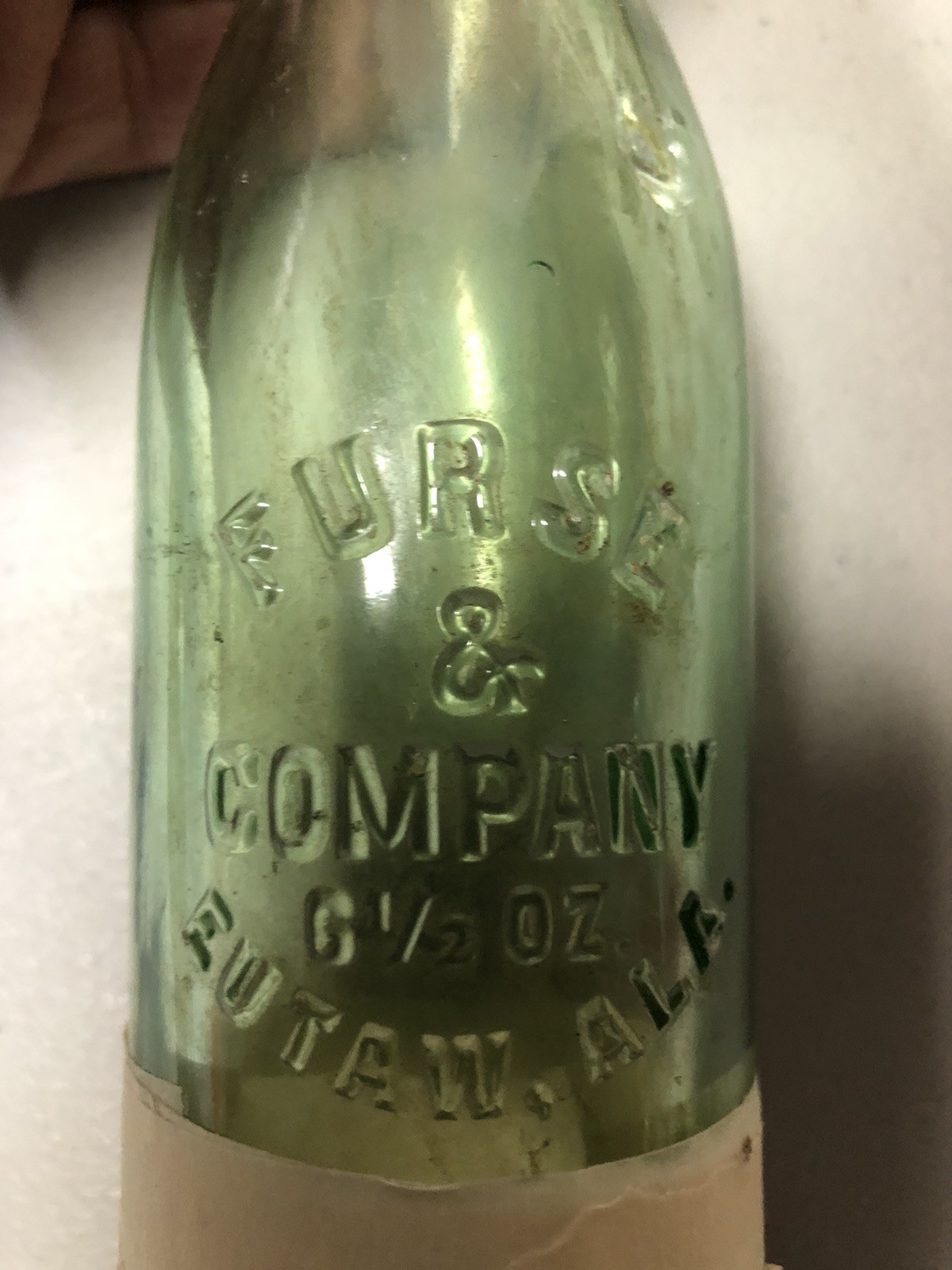 Eutaw Alabama Furse & Company Soda Bottle 6-1/2oz | eBay