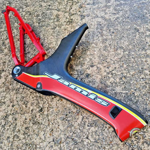 Jamis Diablo Carbon Full Suspension Mountain bike frame Fox Shock red ...