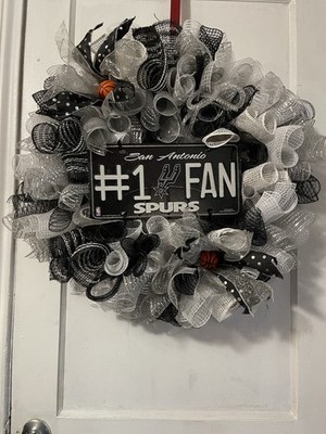 22x22 Beautiful Spurs Wreath With Tin Sign | eBay
