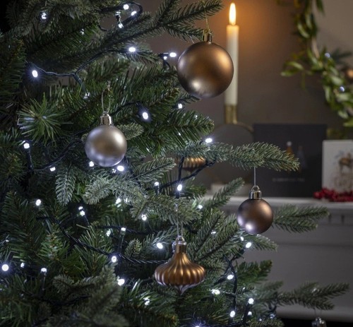 Cluster Christmas Tree Lights 480 Bright White LED String Lights Multi ...