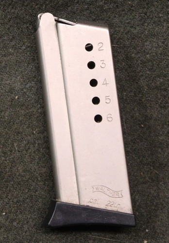 Walther TPH 22LR Factory Magazine 6-Round 22 Long Rifle Stainless ...