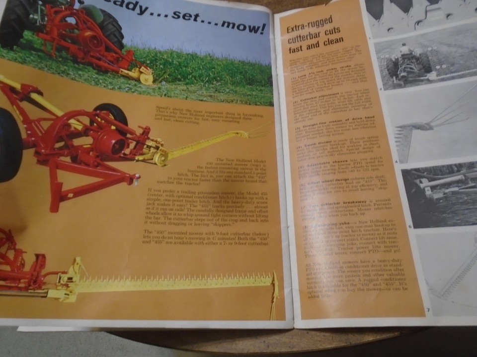 Vintage 1968 Sperry Rand New Holland Farmers Choice Baler Sales ...