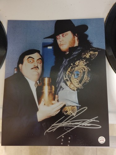 WWE THE UNDERTAKER SIGNED 8X10 + LOT AUTOGRAPHED PHOTO COA. SEE PHOTOS ...