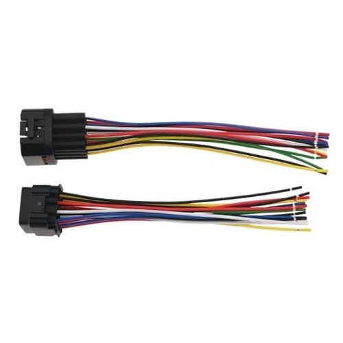 1 Set 16 Pin Male and Female Plug Wire, 18AWG Waterproof Electrical ...