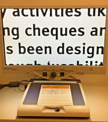 Enhanced Vision Merlin Ultra 22" LCD Flex Arm Low Vision Video ...