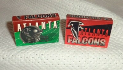 ATLANTA FALCONS--2 BOXES OF MATCHES--STRIPES--NEW NEVER USED--SIZE 2 X ...