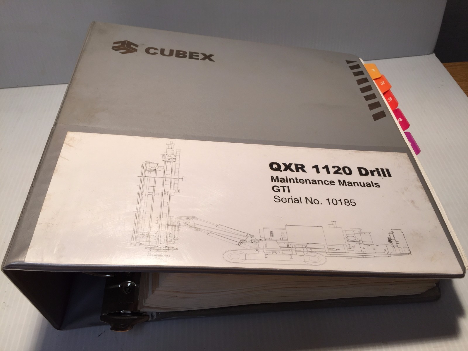 CUBEX QXR1120 QXR 1120 Hydraulic Track Drill MAINTENANCE MANUAL | eBay