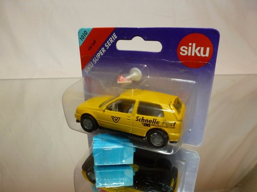SIKU 1010 VW VOLKSWAGEN GOLF GTL - SCHNELLE POST - EMS - EXCELLENT IN ...