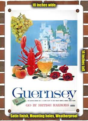 Metal Sign - 1959 Guernsey Go by British Railways - 10x14 Inches | eBay