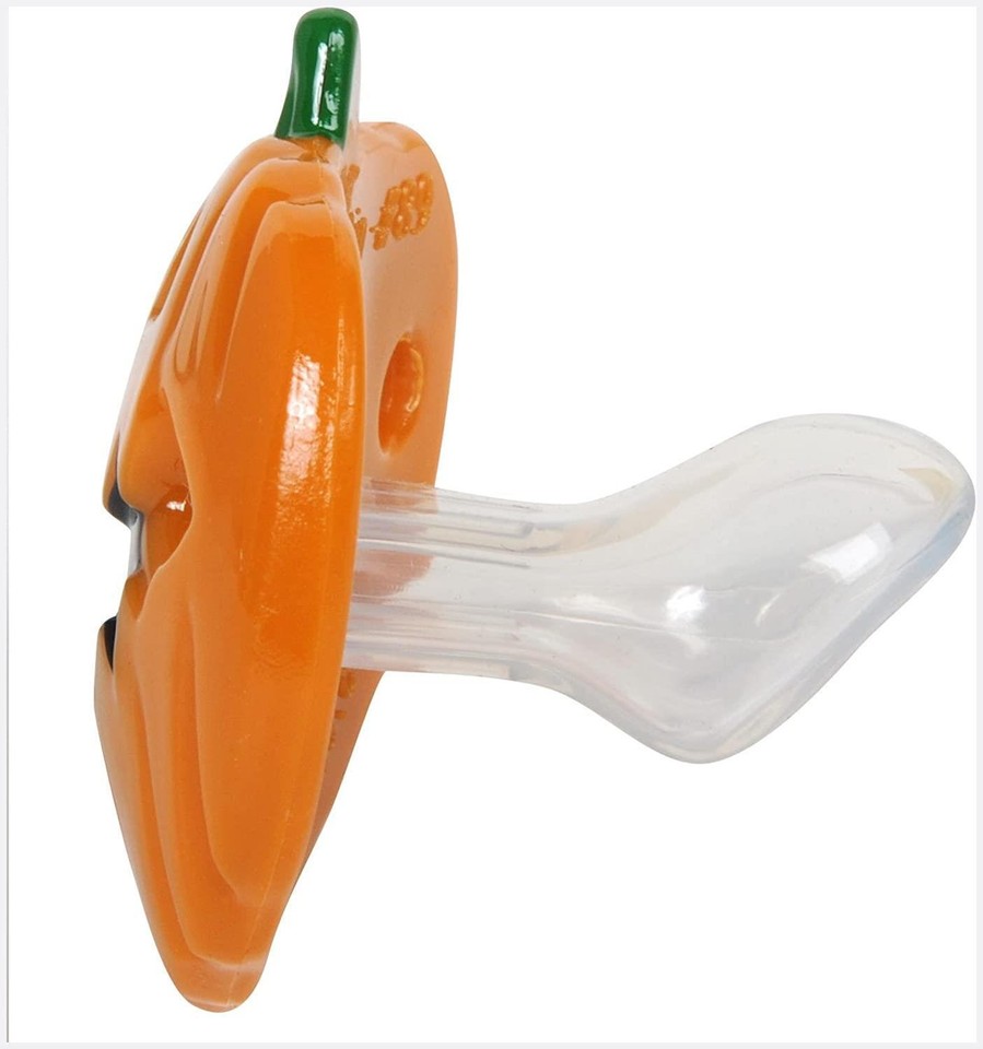 Halloween Pumpkin Pacifier cute baby girls boys shower gift infant ...