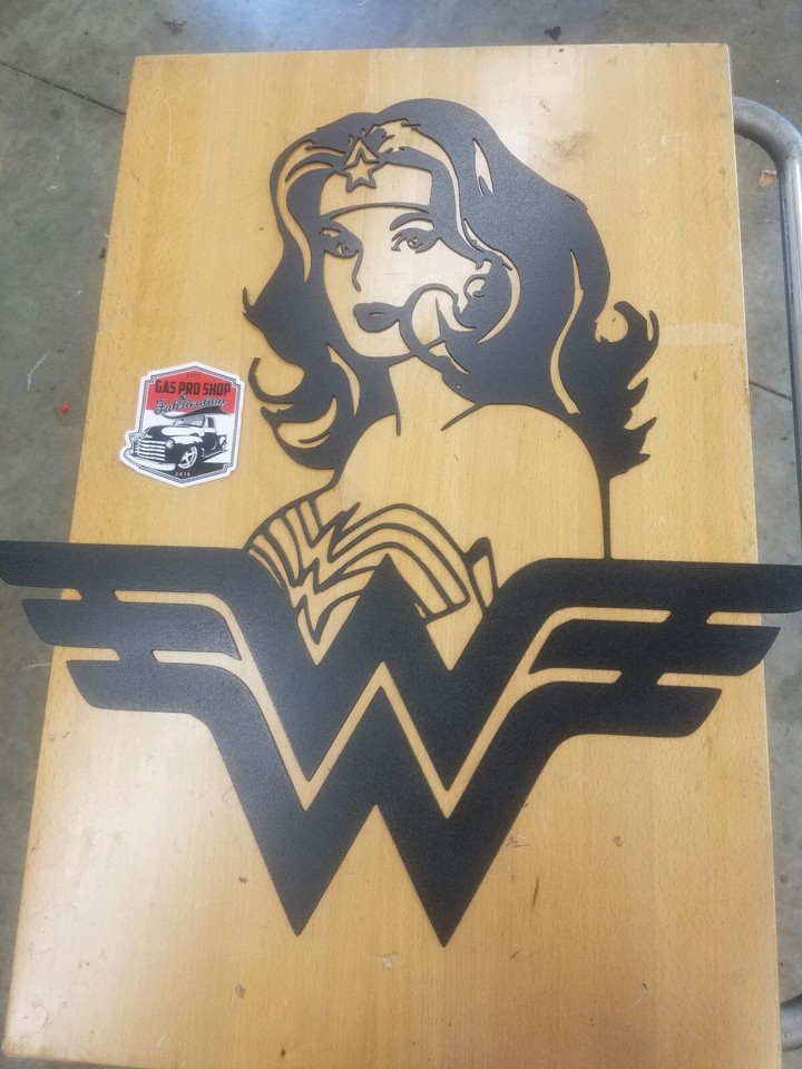 Wonder Woman Metal Wall Art Plasma Cut Home Decor Gift Idea | eBay
