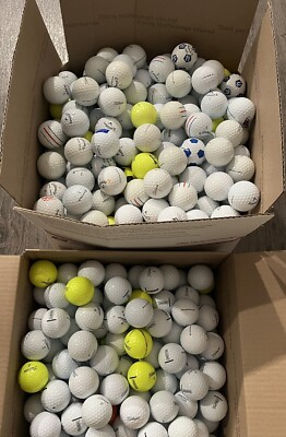 Lot of 120 Mixed Golf Balls Callaway TaylorMade Titleist Nike Srixon ...