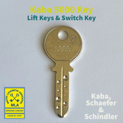 Kaba 5000 Key - Lift Keys & Switch Keys - Kaba, Schaefer, Schindler - FREE P&P | eBay