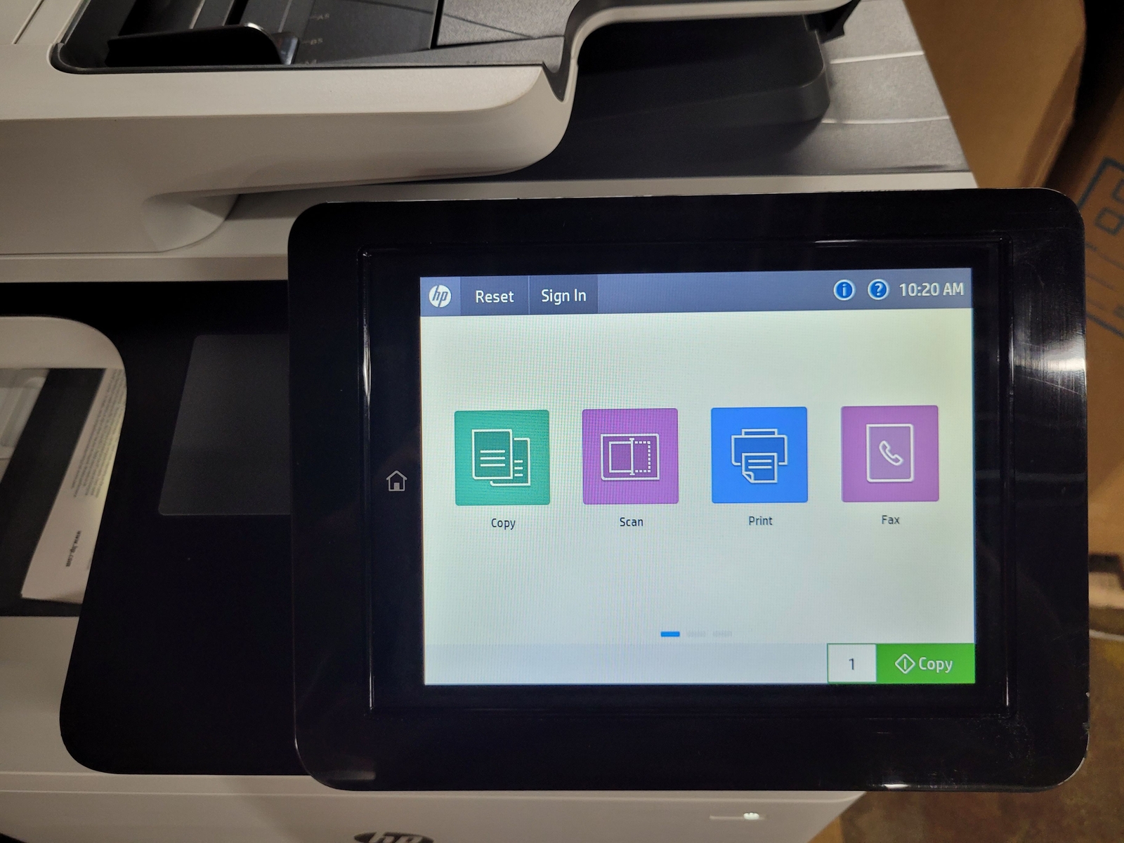 HP COLOR LJ MFP M577C COLOR LASER ALL IN ONE EXPERTLY SERVICED & FULL ...