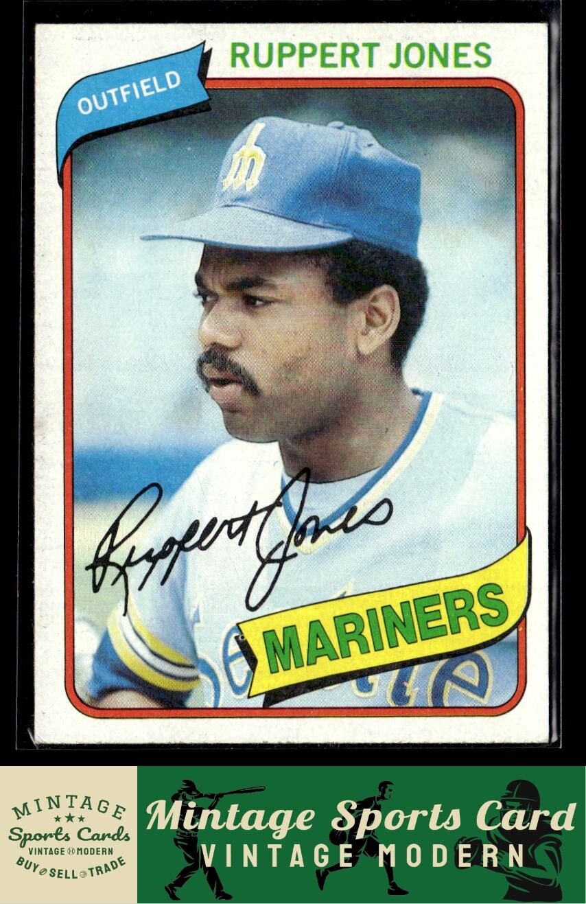 1980 Topps - Ruppert Jones - #78 Seattle Mariners | eBay