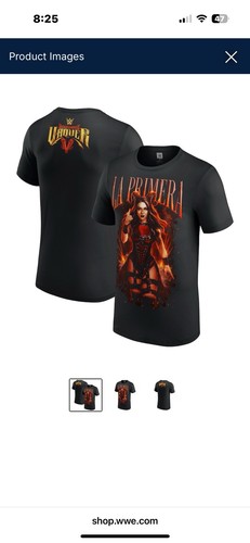 WWE NXT WWEShop Stephanie Vaquer La Primera Black T-Shirt Authentic ...