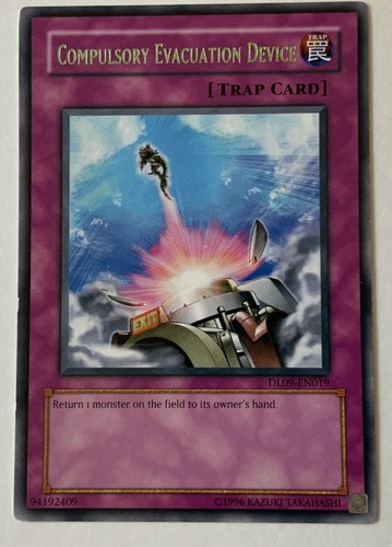 Yugioh Compulsory Evacuation Device DL09-EN019 (GREEN) Duelist League ...