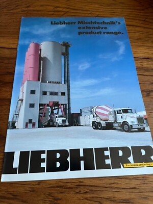 Liebherr Mischtechnik Extensive Product Range Brochure AMIL22 | eBay