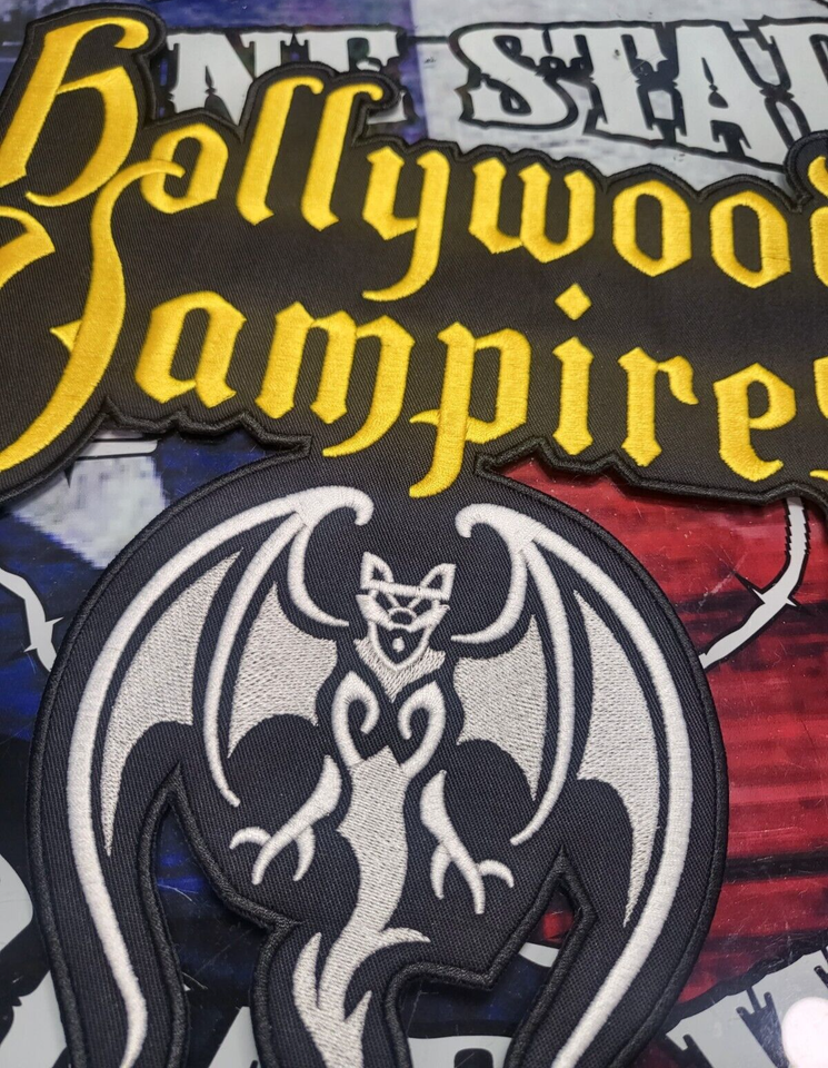 HUGE EMBROIDERED HOLLYWOOD VAMPIRES JACKET BACK PATCH (Made To Order ...