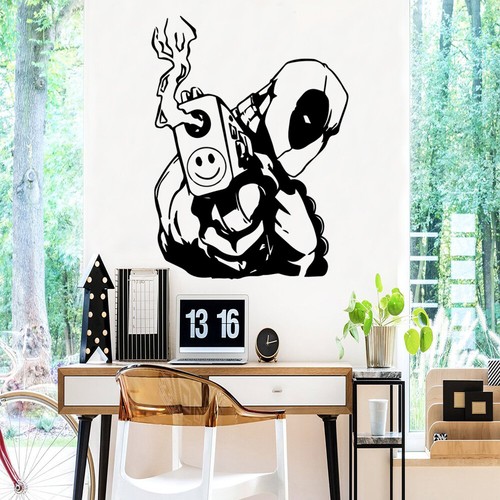 Deadpool Environmental Protection Vinyl Stickers Kids Rooms Nursery ...