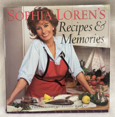 Sophia Lorens Recipes Memories Cookbook HC Hardcover Italian Cooking ...
