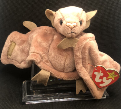 1996 ty batty beanie baby DOB oct 29, 1996, mint condition - READ TAG ...