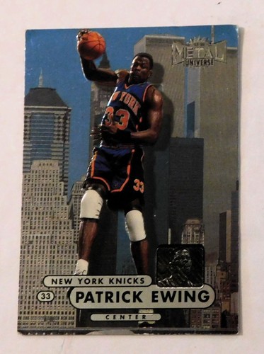 1998 Skybox Metal Universe Card #91 Patrick Ewing New York Knicks NBA ...