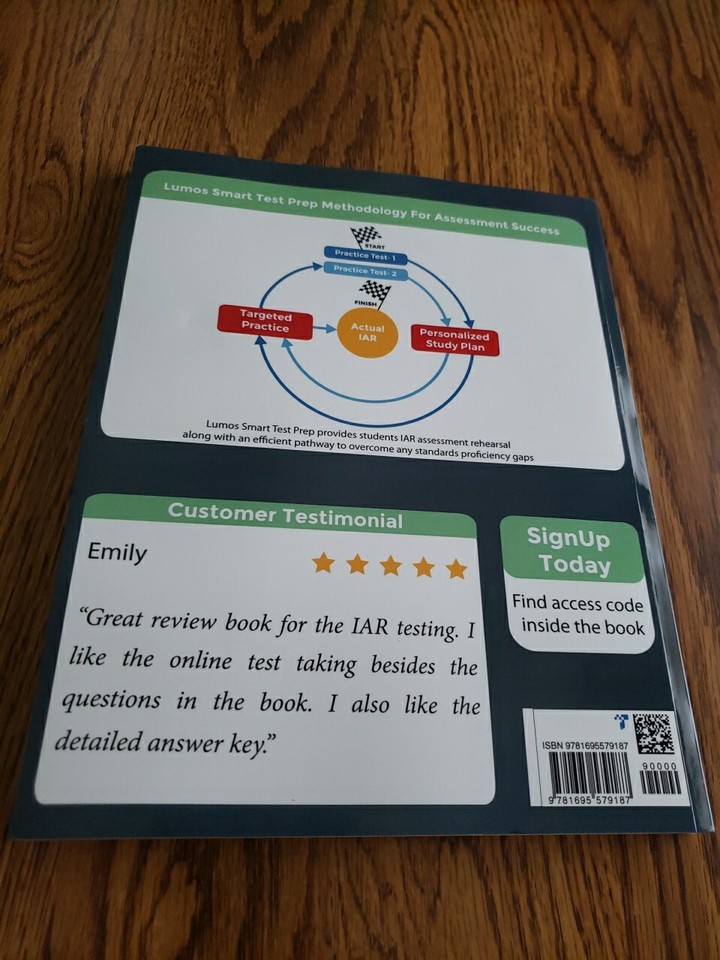 Illinois Assessment of Readiness (IAR) Test Practice: Grade 5 Math ...
